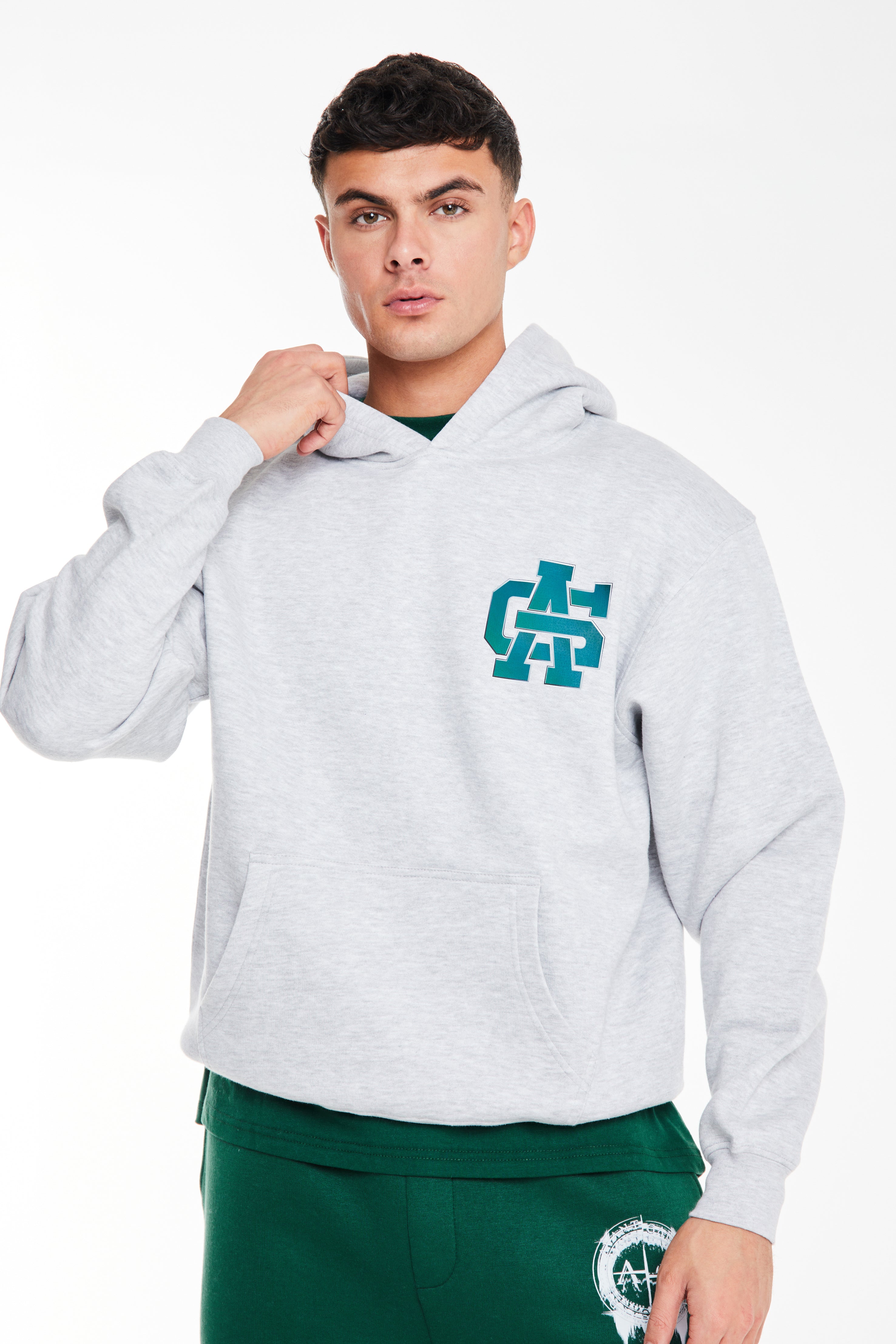 Baroque Hoodie in Grey Marl – Avant Garde Paris