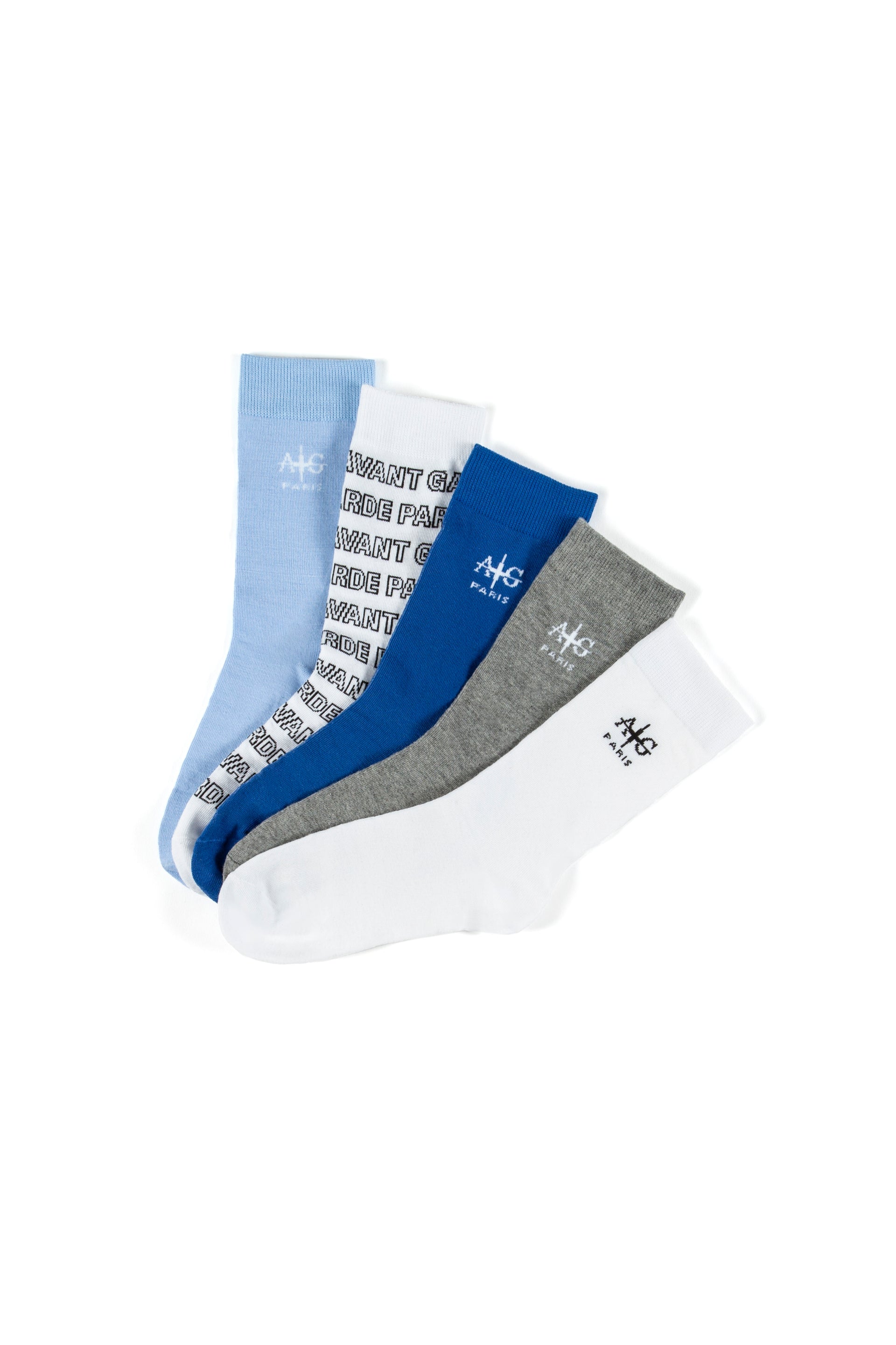 Compass 5 Pack Socks in Multi – Avant Garde Paris