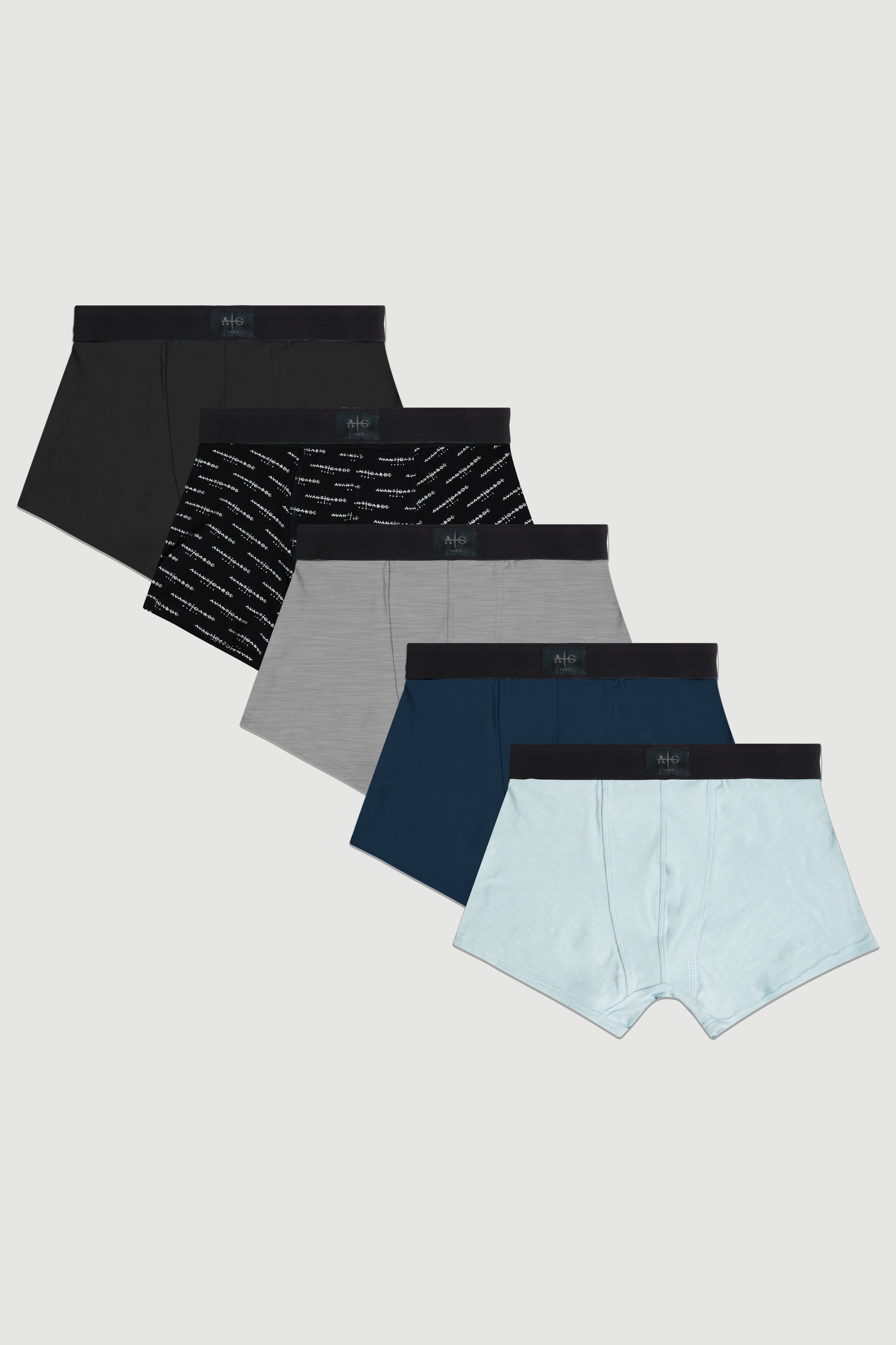 Seas Five Pack Boxers in Multi – Avant Garde Paris